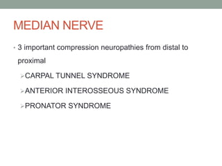 Entrapment neuropathy of the upper limb | PPTX
