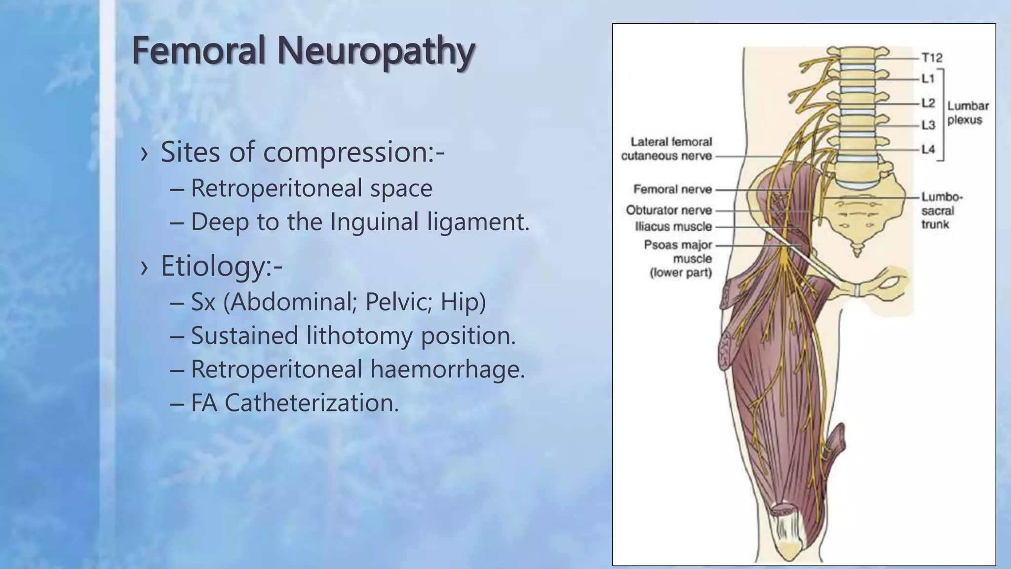 Entrapment Syndromes of Lower Limb.pptx