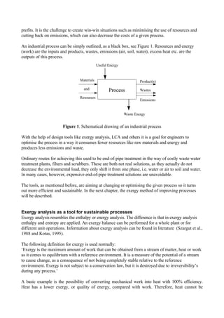 Exergy analysis - a tool for sustainable technology - in engineering ...