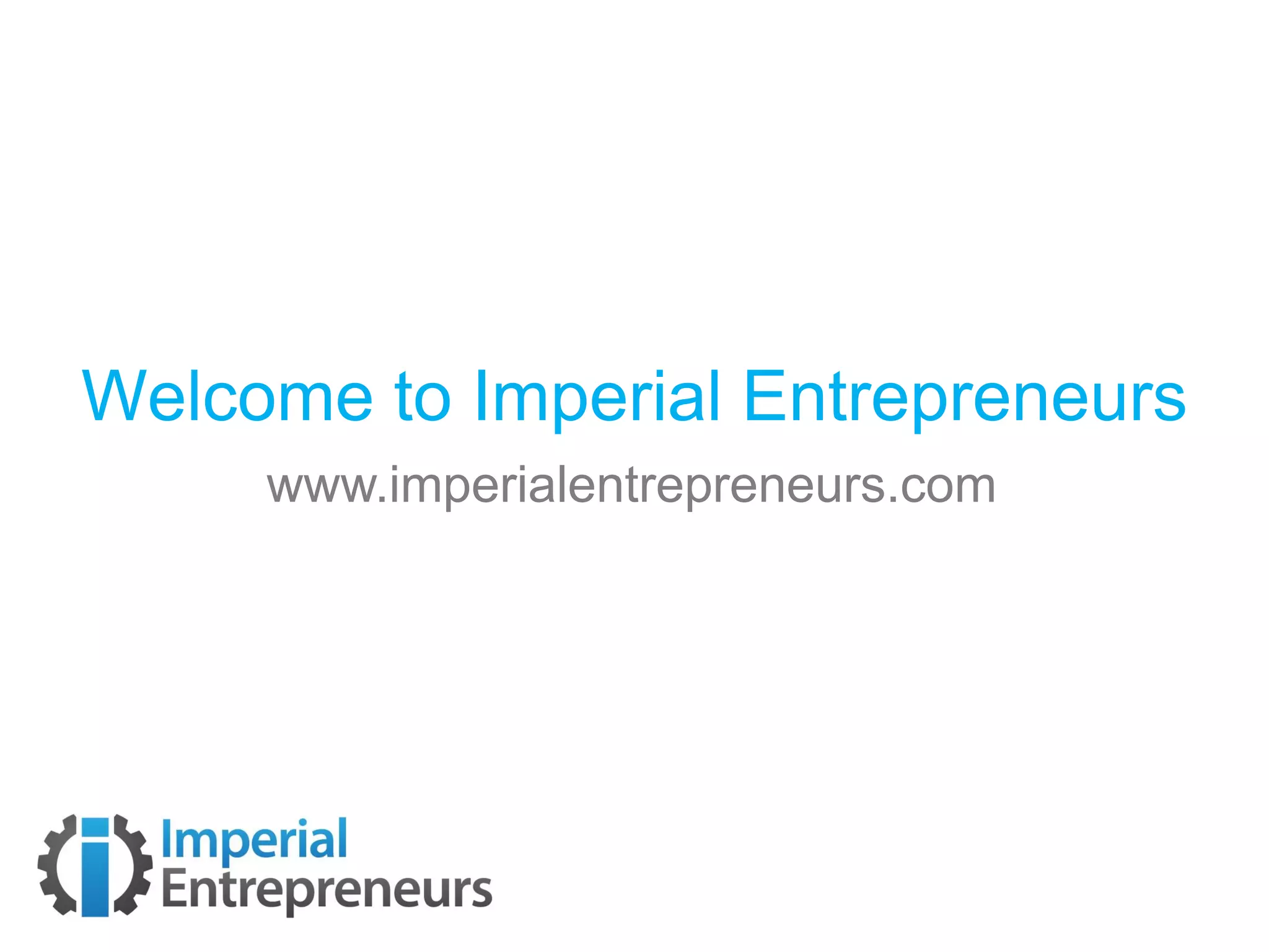 Imperial Entrepreneurs Introduction | PPT