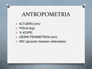 Entrenamendu plana | PPT