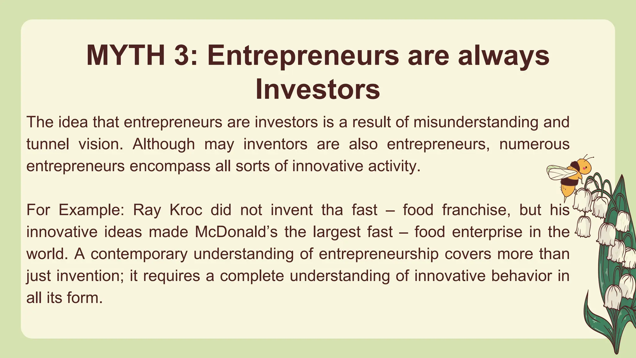 ENTREP.-CHAPTER-1 MYTHS IN ENTREPRENEURSHIP | PPTX