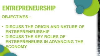 ENTREPRENEURSHIP LESSON ONE INTRODUCTION.pptx