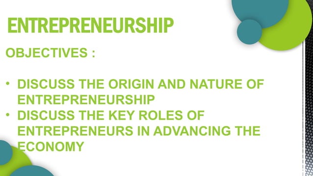 ENTREPRENEURSHIP LESSON ONE INTRODUCTION.pptx