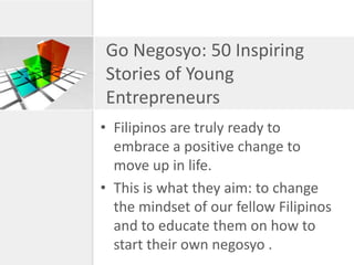 Go Negosyo Special Report | PPT