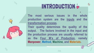 Entrepreneurship - Lesson 6 - 4M's of Operation in Business Opportunity ...