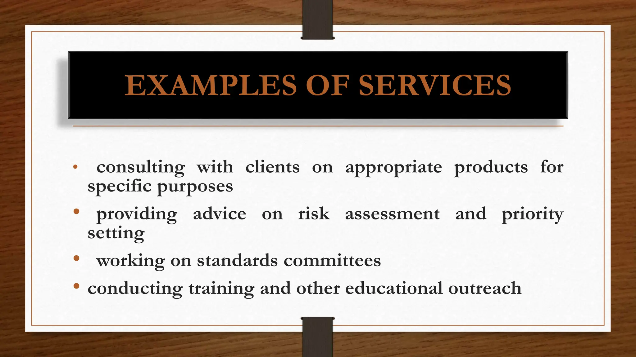 possible products or services meet needs | PPTX
