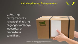 Entrep 6 kahalagahan ng entrepreneurship | PPTX