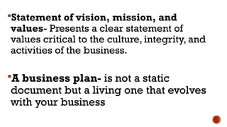 Entrepreneurship Grade 10 How to make a bus.plan