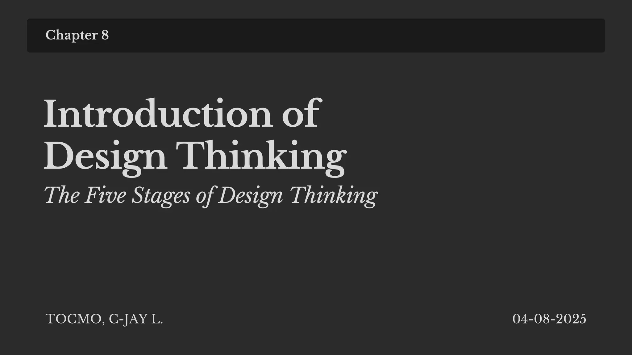 Design thinking and the five stages of design thinking REPORT.pdf