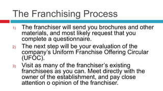 Franchising | PPTX