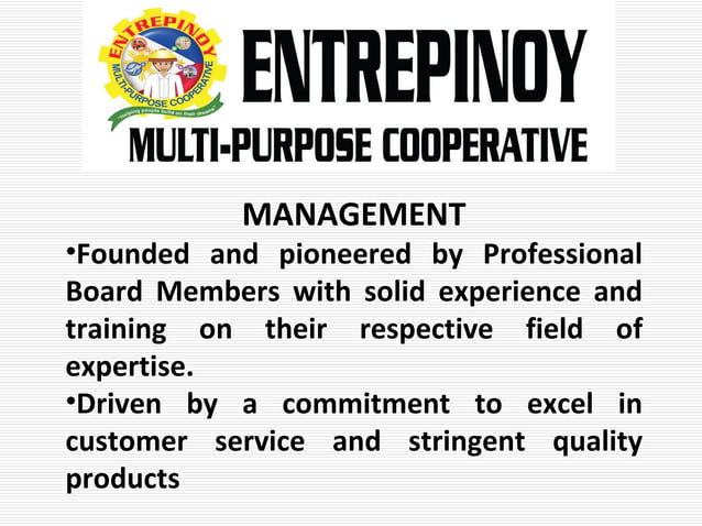 Entrepinoy Multi purpose Cooperative | PPT | Business | Business and ...