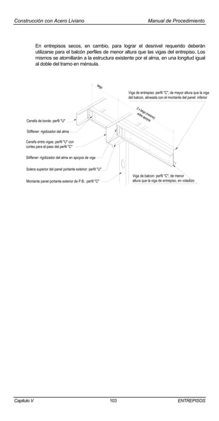 entrepiso estructura metalico de stell frame | PDF