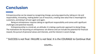 Introduction to Entrepreneurship in the Philippine setting | PPTX