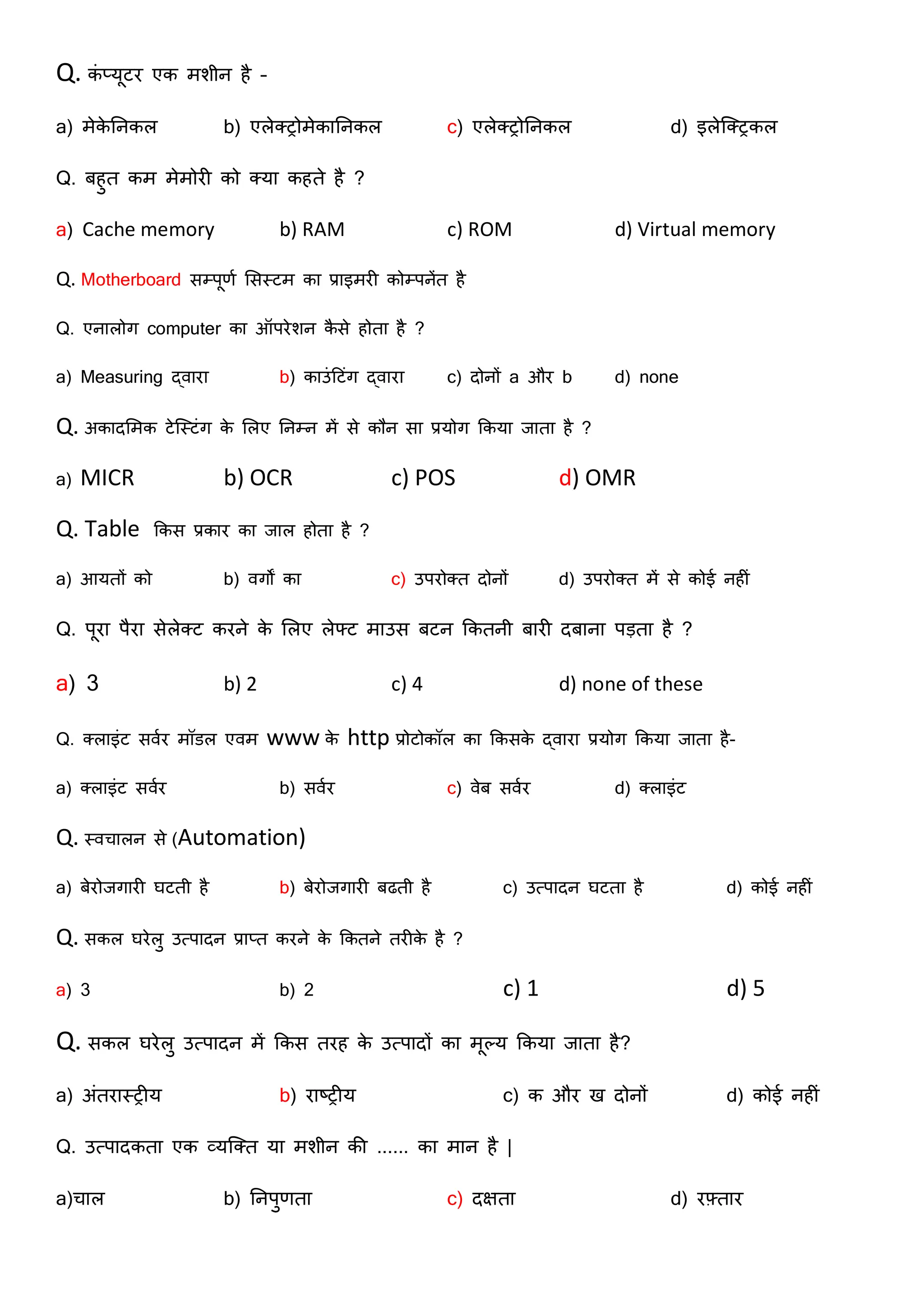Employability Skills Entrepreneurship ITI MCQ | PDF