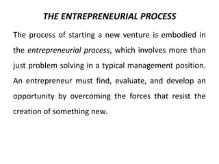 THE ENTREPRENEURIAL AND INTRAPRENEURIAL MIND | PPTX