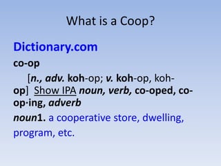 Entrepreneur founders coop copy | PPTX | Business | Business and Finance