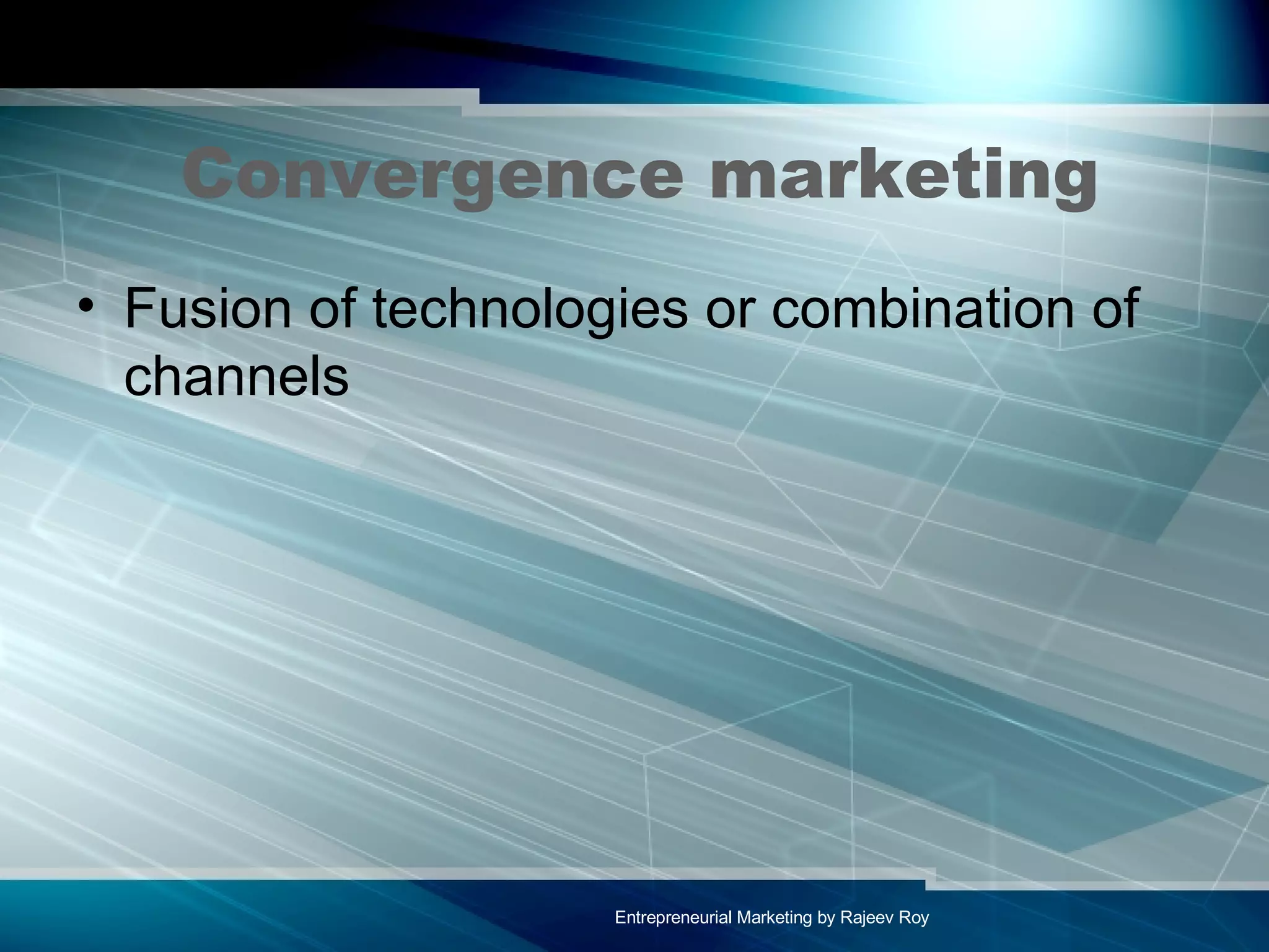 Entrepreneurial Marketing | PPT