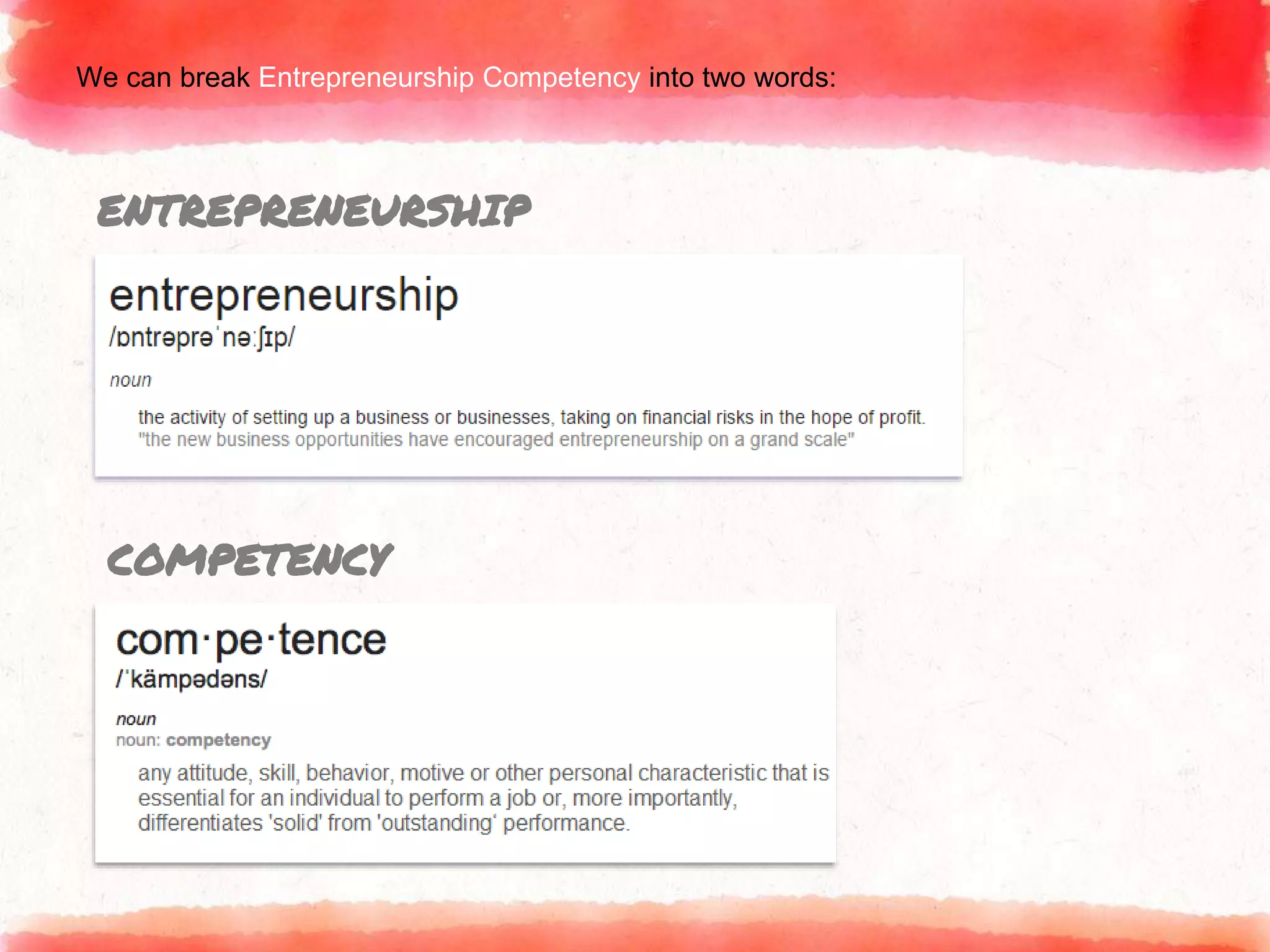Entrepreneurial Competency | PPTX