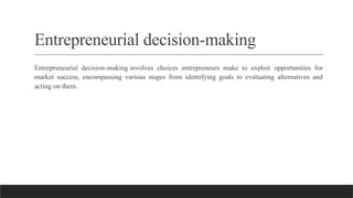 ENTREPRENEURIAL DESION PROCESS AND MSME L-5.pptx