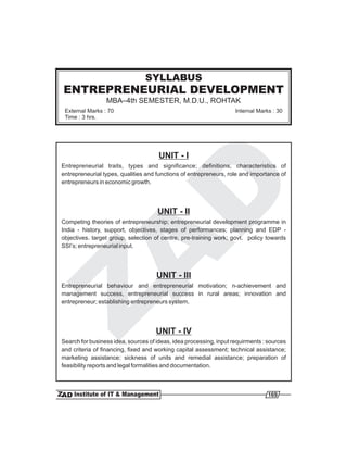Entrepreneurial development | PDF