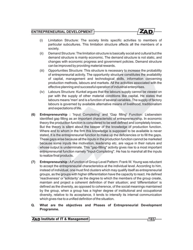 Entrepreneurial development(book) PDF | PDF