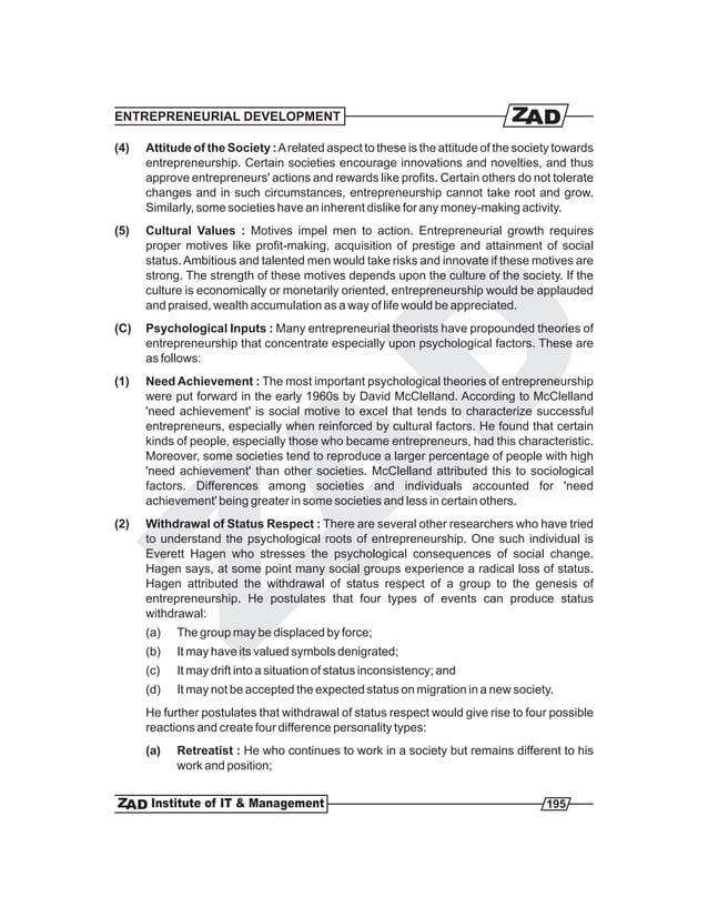 Entrepreneurial development(book) PDF | PDF