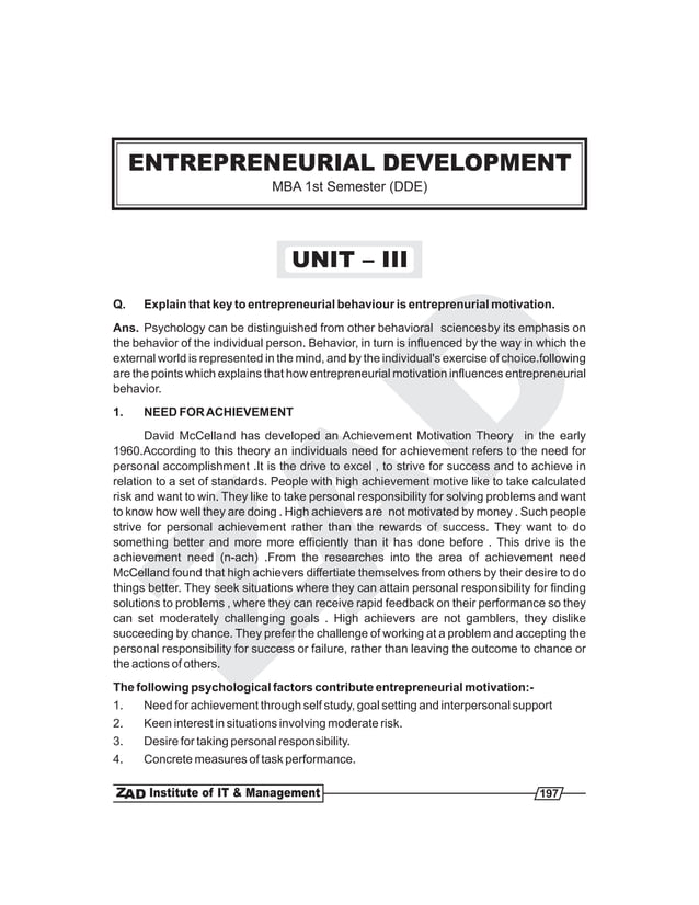 Entrepreneurial development(book) PDF | PDF