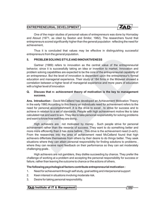 Entrepreneurial development(book) PDF | PDF