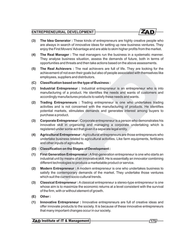 Entrepreneurial development(book) PDF | PDF