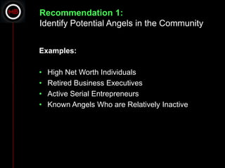 Entrepreneurial ecosystem p5 angels | PPTX