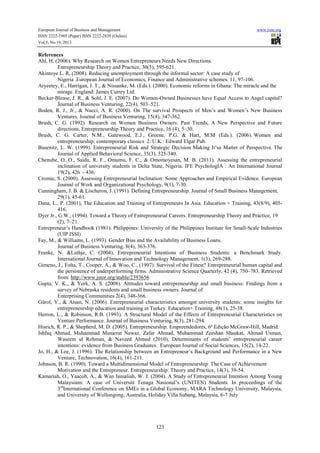 Entrepreneurial inclination among ghanaian university students the case of university of cape ...