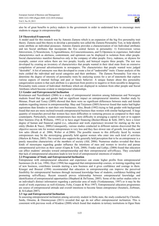 Entrepreneurial inclination among ghanaian university students the case of university of cape ...