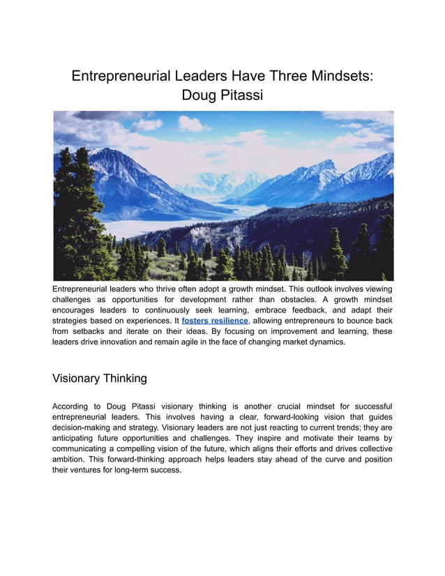 Entrepreneurial Leaders Have Three Mindsets_ Doug Pitassi.pdf ...