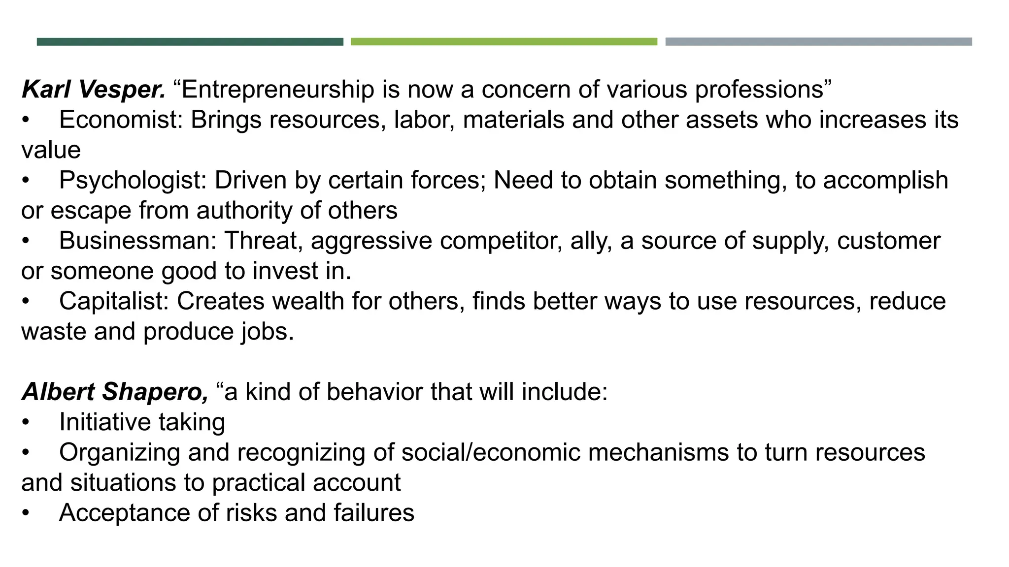 Introduction to Entrepreneurial Management | PPTX