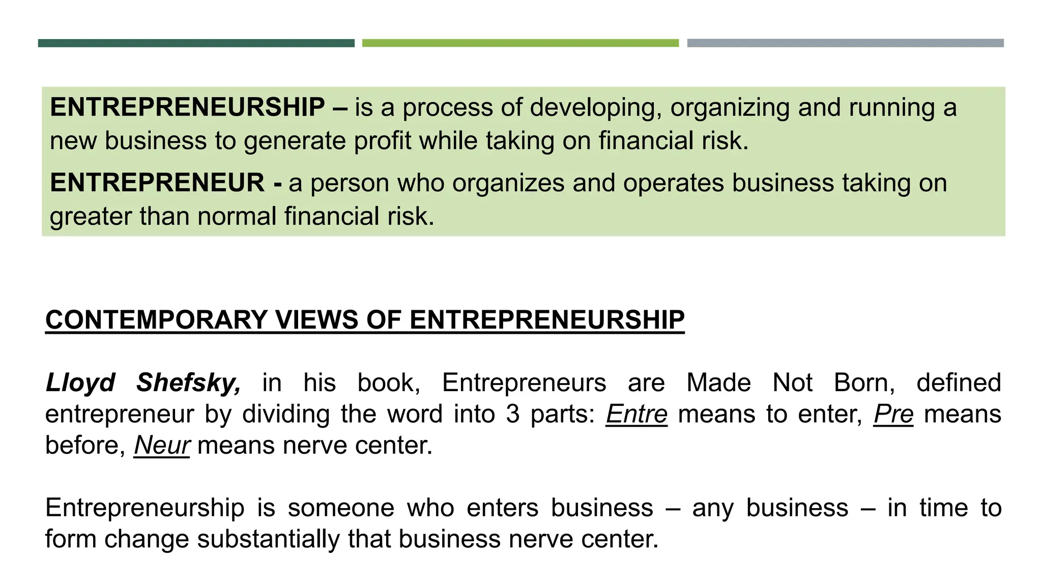 Introduction to Entrepreneurial Management | PPTX