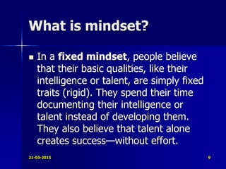 the entrepreneurial mindset to be like.ppt