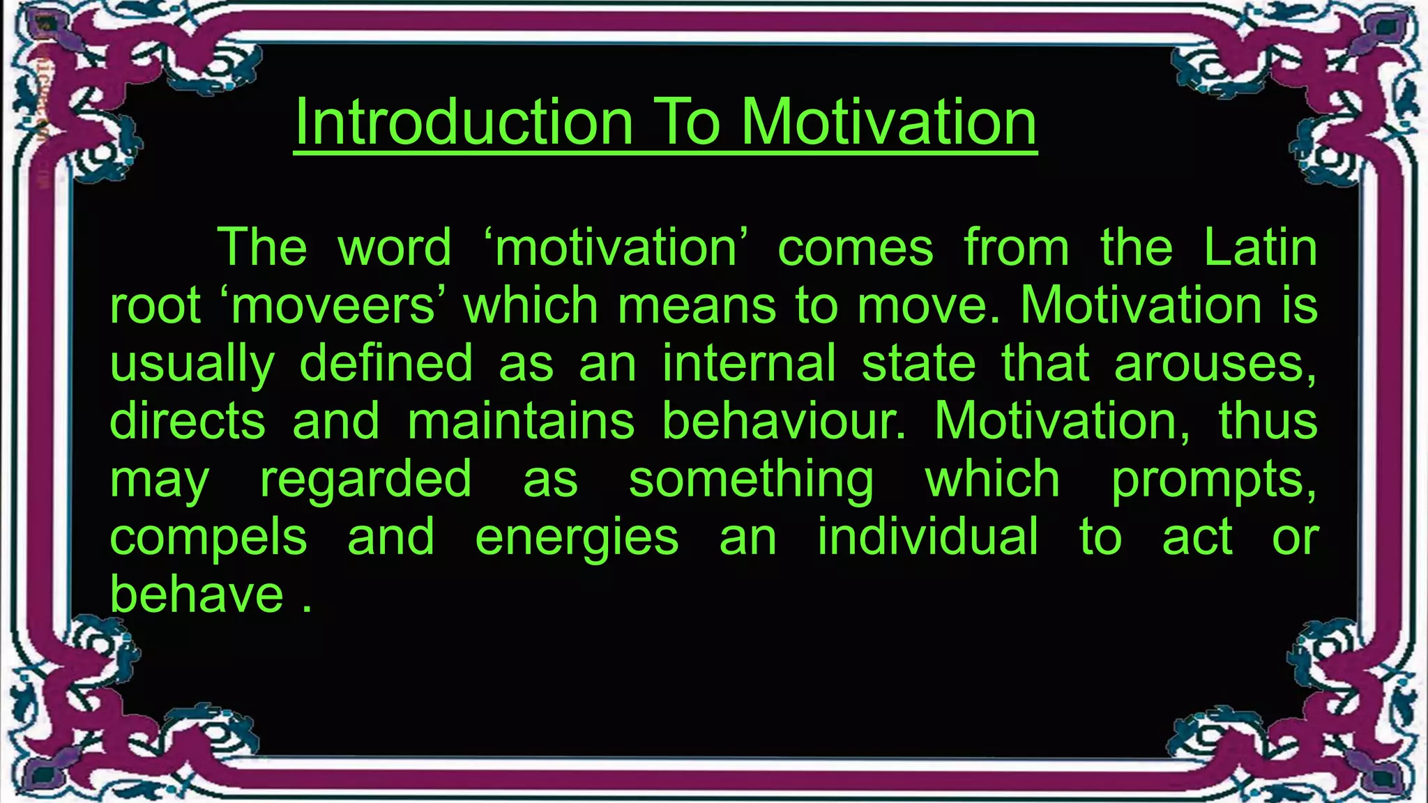 Entrepreneurial motivation | PPTX