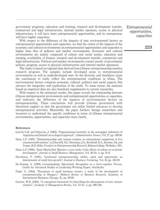 Entrepreneurial opportunities | PDF