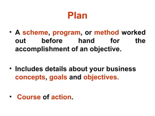 Entrepreneurial plan , MEM | PPT