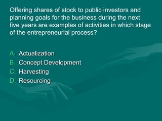 Entrepreneurial process | PPT