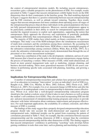 Entrepreneurial self efficacy refining the measure-jeffery mcgee | PDF