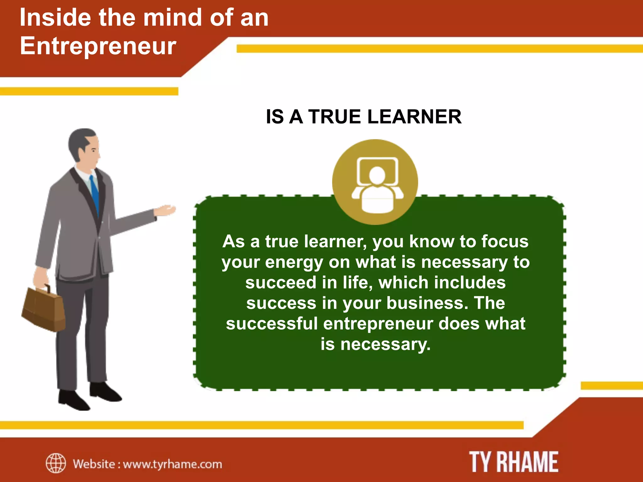 The Entrepreneur Mindset (by Ty Rhame) | PDF