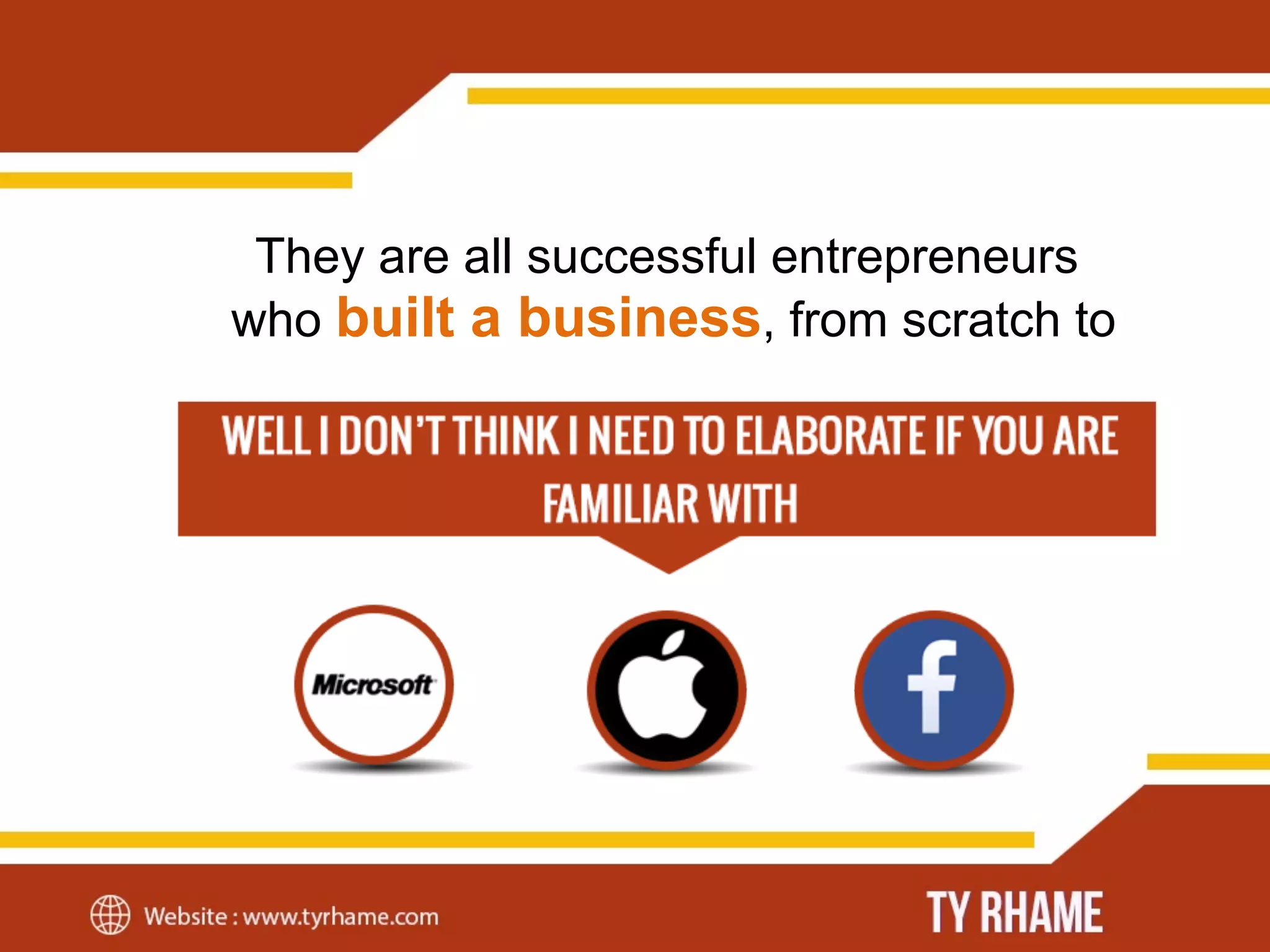 The Entrepreneur Mindset (by Ty Rhame) | PDF