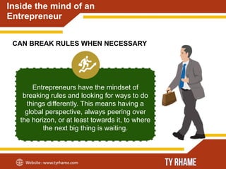The Entrepreneur Mindset (by Ty Rhame) | PDF