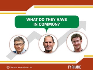 The Entrepreneur Mindset (by Ty Rhame) | PDF