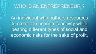 Entrepreneur,NATURE, TYPES, ppt by parimal BHU | PPTX