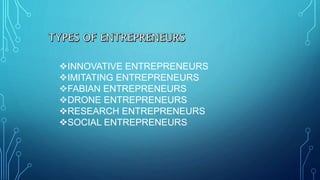 Entrepreneur,NATURE, TYPES, ppt by parimal BHU | PPTX