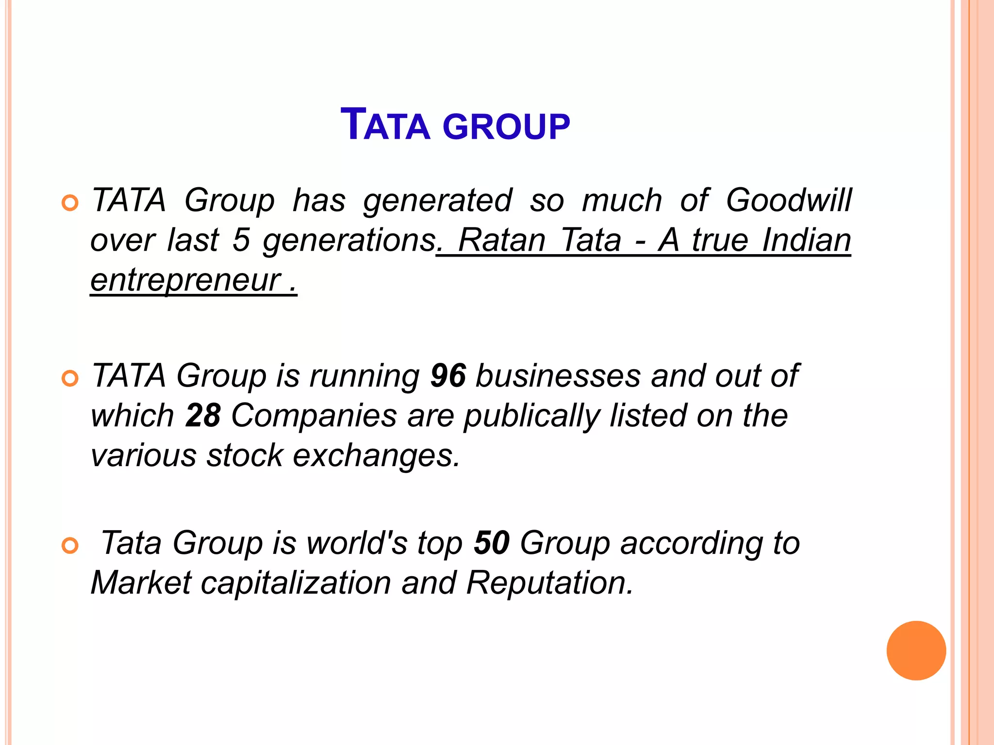 Entrepreneur ratan tata | PPTX