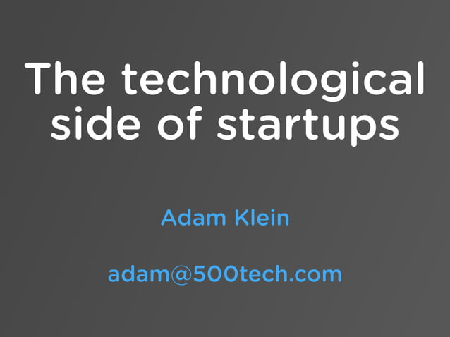 Lean startups for non-tech entrepreneurs | PPT